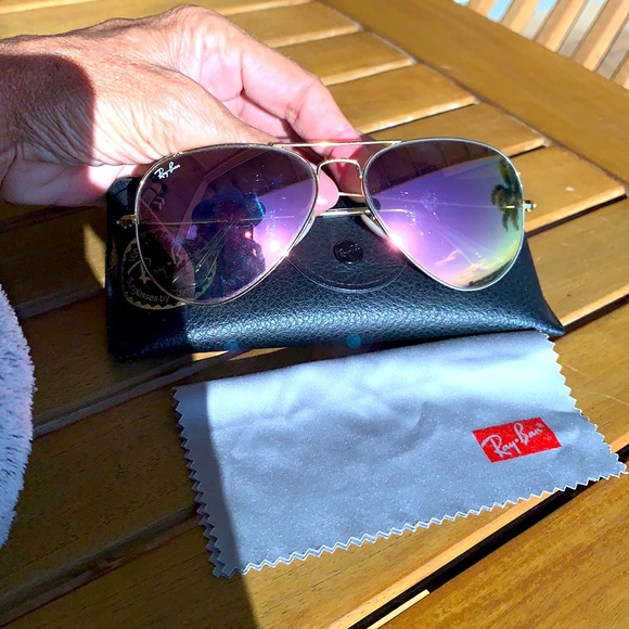 Ray-Ban | Accessories | Beautiful Pinkgold Ray Bans In Perfect Shape ...
